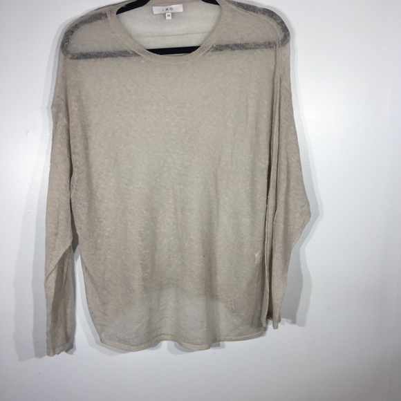 IRO | Sweaters | Iro Light Grey Sheer Crew Sweater Alpca Blend | Poshmark